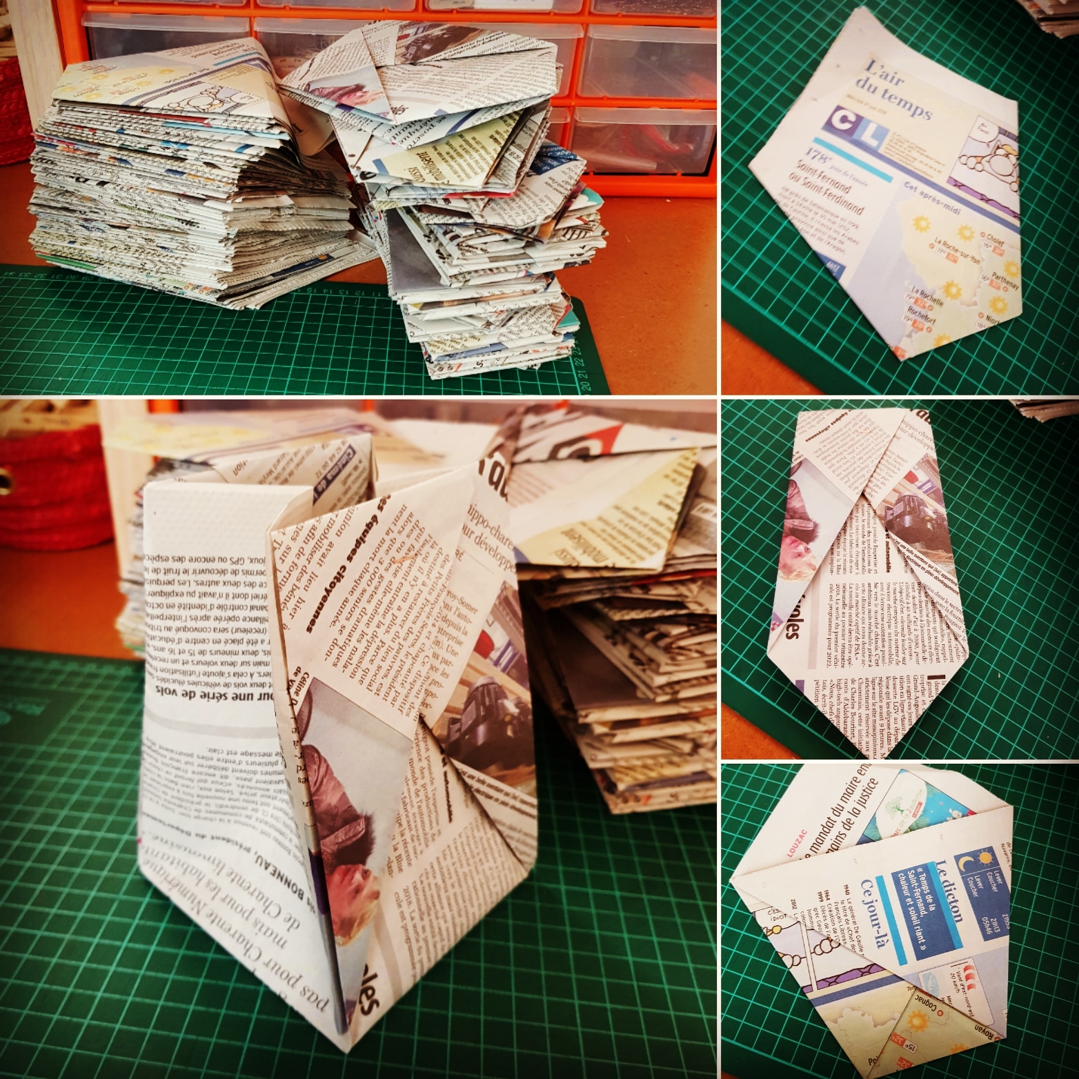 Tutoriel origami sachet de graines - Marigami P'tits Plis